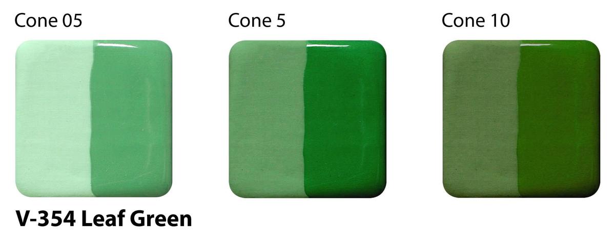 V-354 LEAF GREEN VELVET AMACO UNDERGLAZE